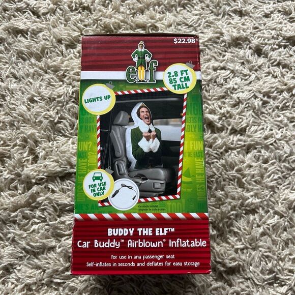Gemmy | Holiday | Buddy The Elf Airblown Inflatable 28 Car Buddy ...